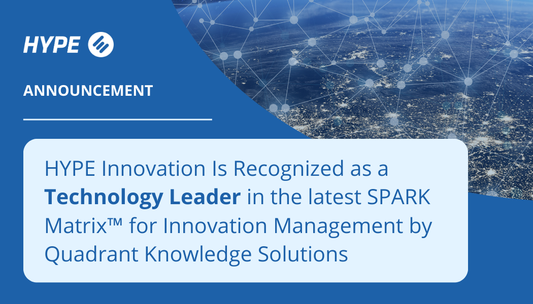 The Top Innovation Management Software: HYPE Innovation recognized as #1 by Independent Research ...
